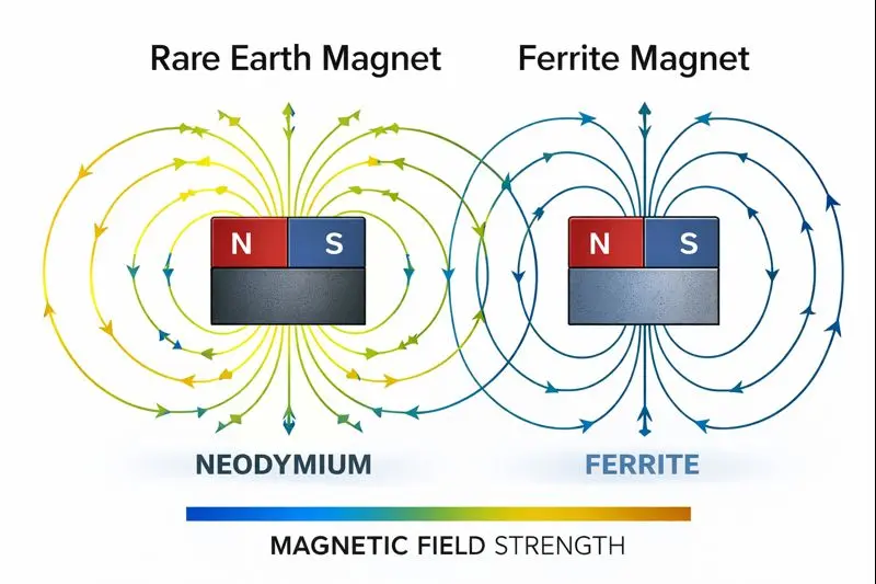 Aimants aux terres rares vs aimants en ferrite : principales ...