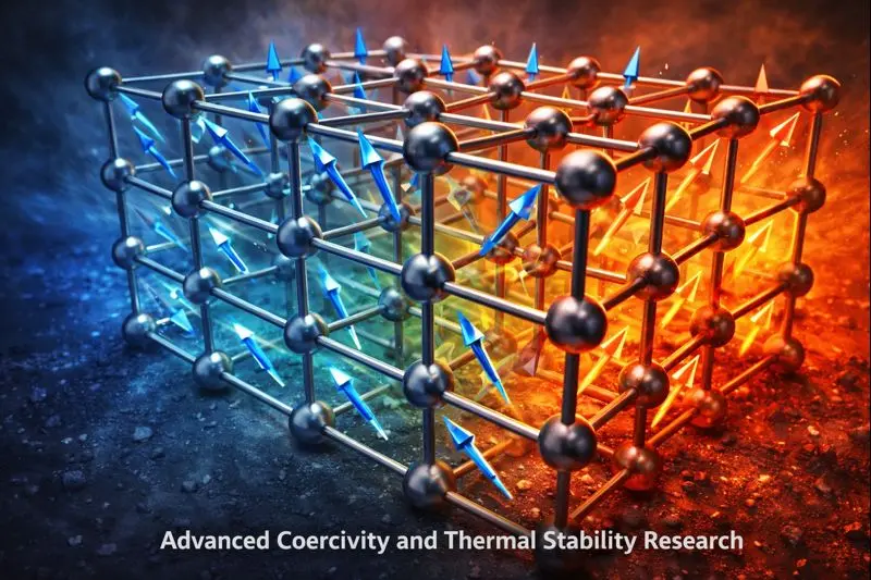 Stability and Coercivity of Magnetic Materials in High-Temperature ...