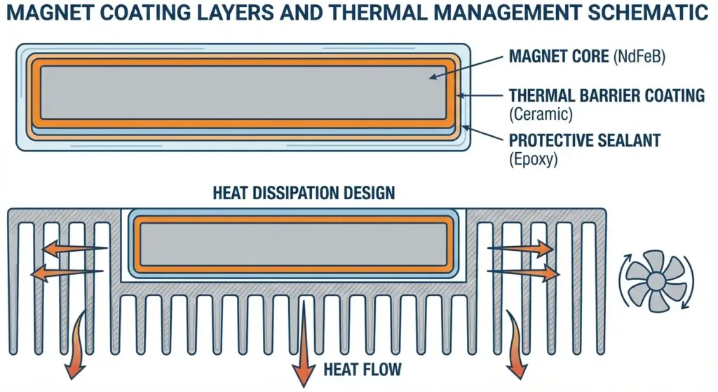 Estabilidade e coercividade de materiais magnéticos em ambientes de ...