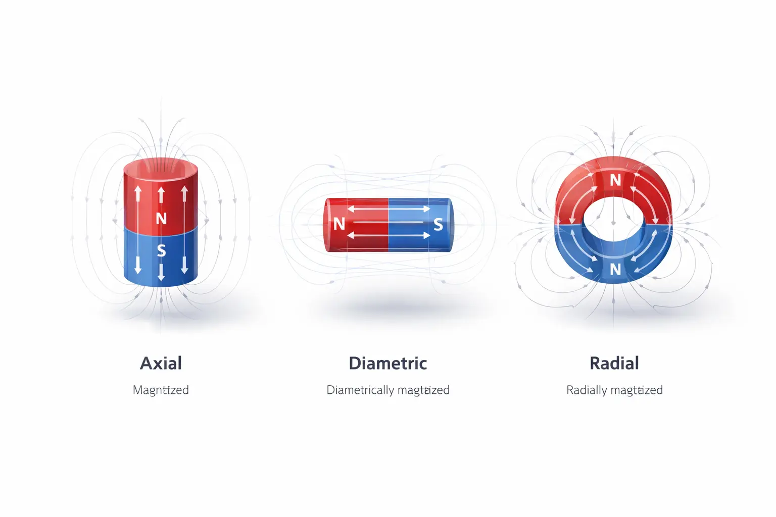 Magnetization Direction Guide: Axial vs Diametric vs Radial (Cost & 3D ...
